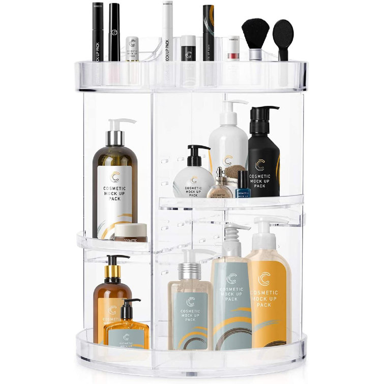 Rebrilliant Rotating Makeup Organizer360 Spinning Round Cosmetics Storage For Skincare Cream
